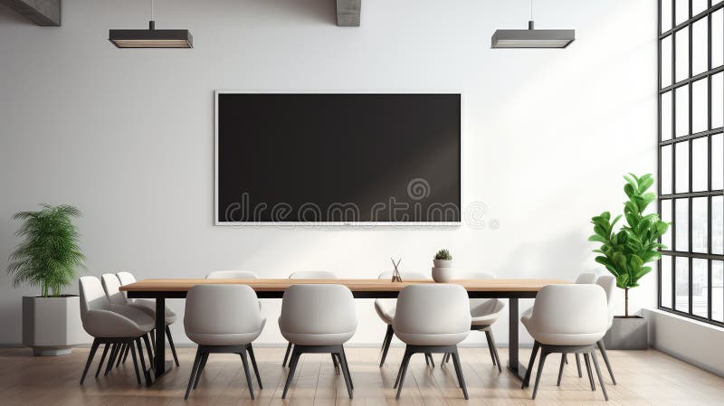 Whiteboard office black stock illustration. Illustration of practical ...