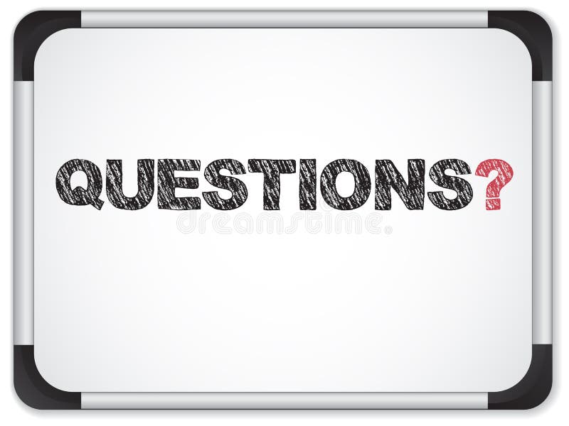 Any Questions, Please Ask Banner Stock Illustration - Illustration of ...