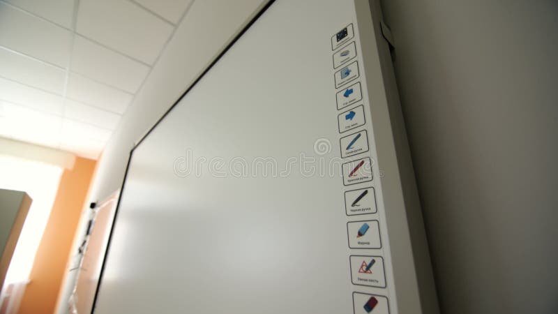 Whiteboards Provide Convenient Surfaces for Quick Notes Stock Footage ...