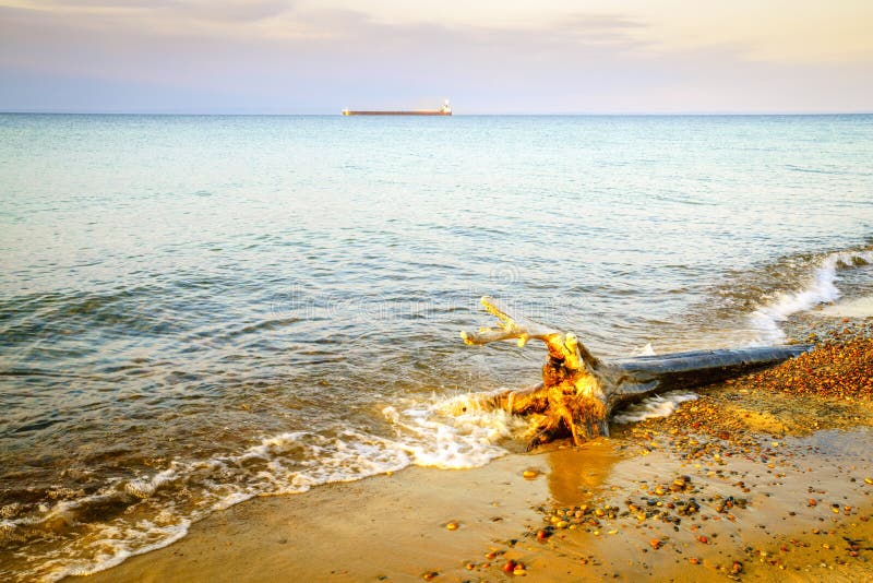 Whitefish Point, Michigan stock image. Image of america - 92202507