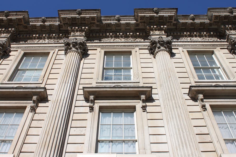 Whitehall building facade stock image. Image of british - 14581669