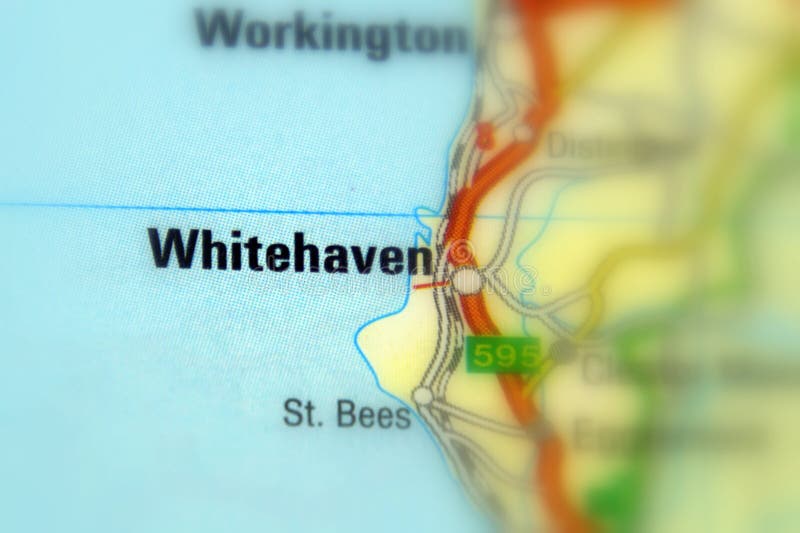 Whitehaven, Cumbria, England. Stock Image - Image of detailed, land ...