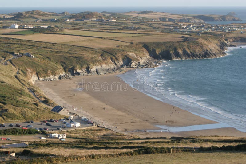 Whitesands Bay, Pembrokeshire Stock Photo - Image of beach, countryside ...
