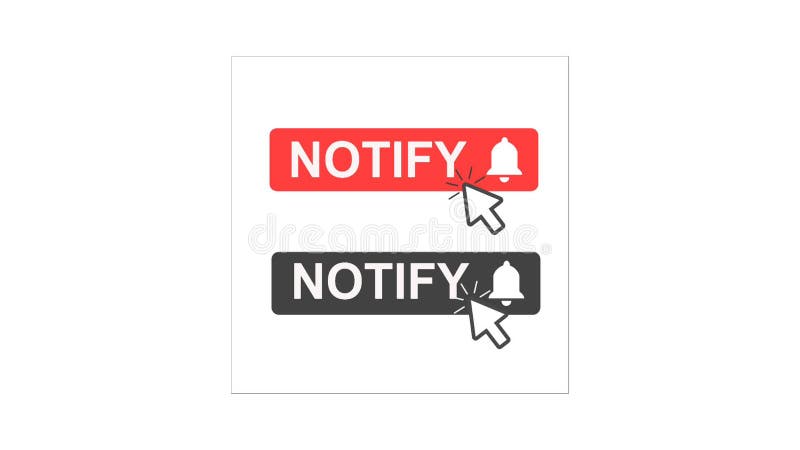 Whitescreen Subscribe Button Icon Animation Stock Footage - Video of ...