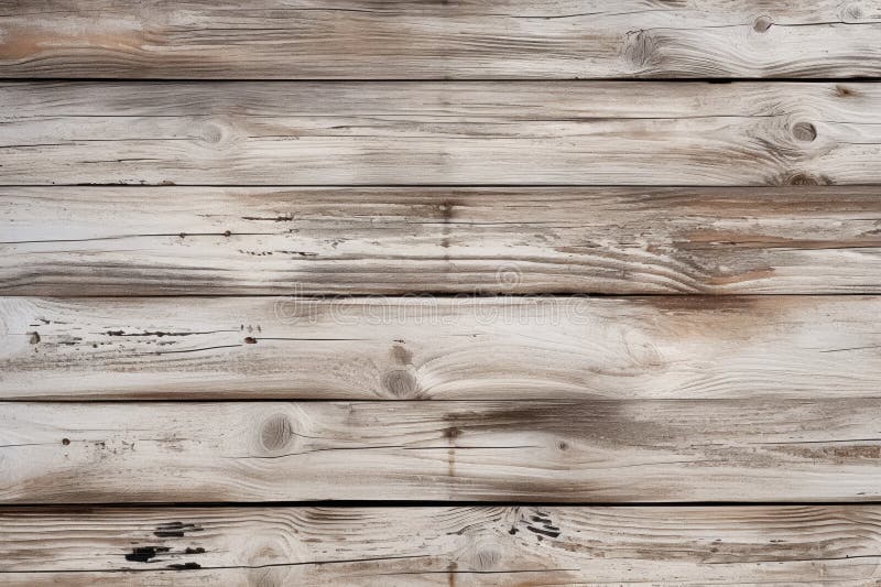 Whitewashed Aged Wooden Planks Texture with Natural Grain Details ...