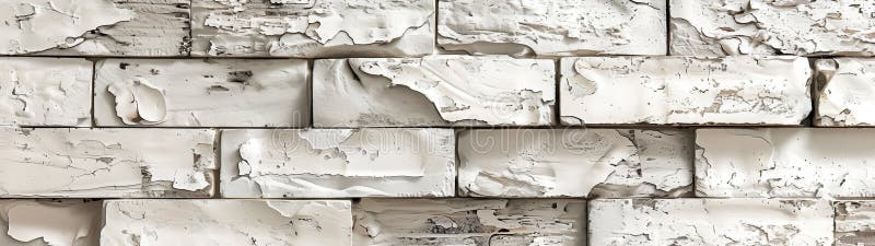 Whitewashed Brick Wall Background with an Aged Distressed Vintage ...