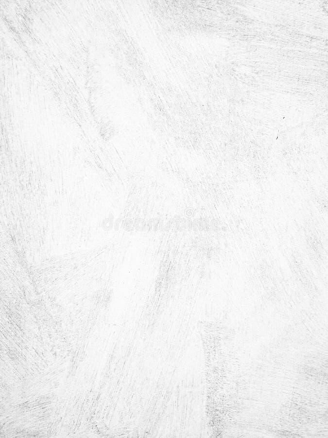 Whitewashed Plaster Wall with Brushes Traces, White Background Stock ...