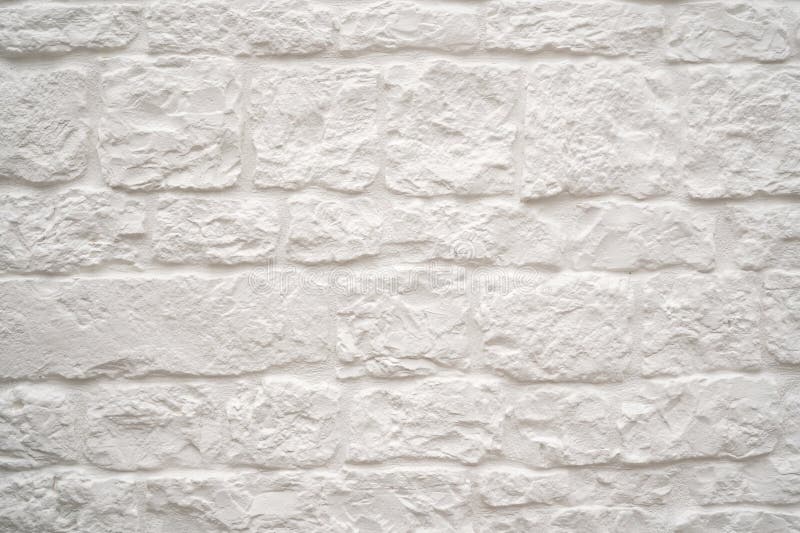 Whitewashed Stone Wall Background Stock Image - Image of wallpaper ...