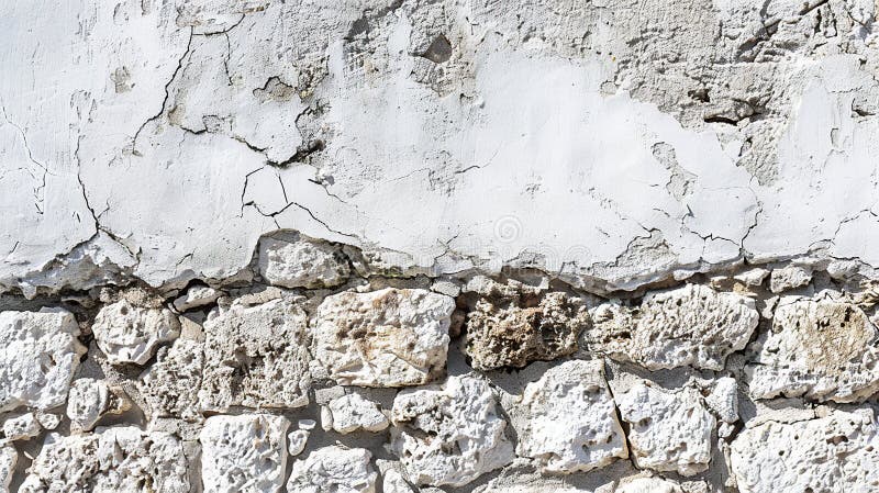 Whitewashed Stone Wall Texture Stock Illustration - Illustration of ...