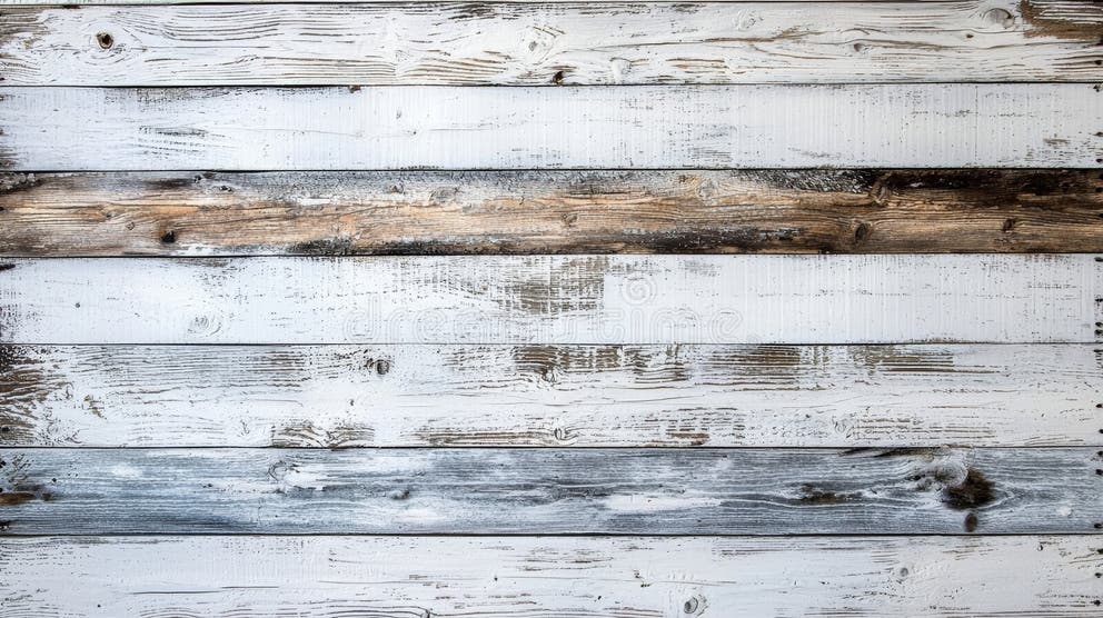 Whitewashed Wood Plank Texture Horizontal Composition, Rustic ...