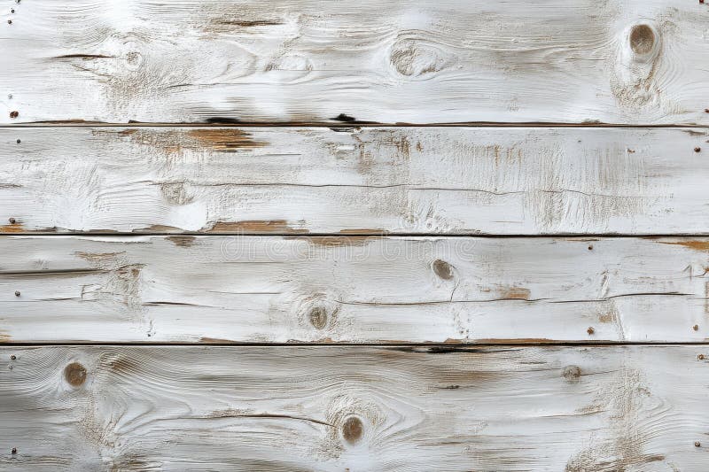 Whitewashed Wooden Planks Rustic Texture Background Stock Illustration ...