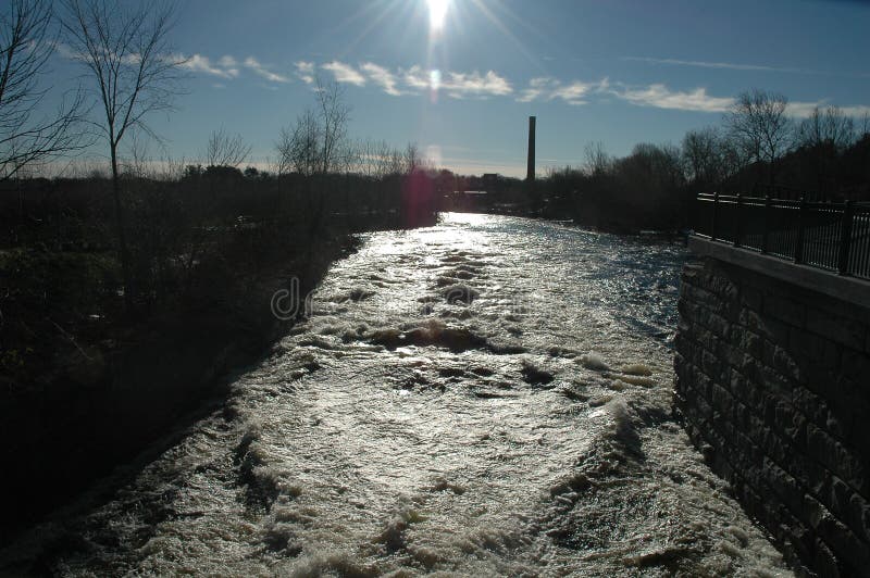 Whitewater on Blackstone River Stock Photo - Image of river, flow: 96358008