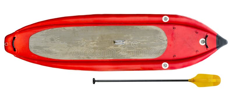 Whitewater Inflatable Stand Up Paddleboard Stock Image - Image of water ...