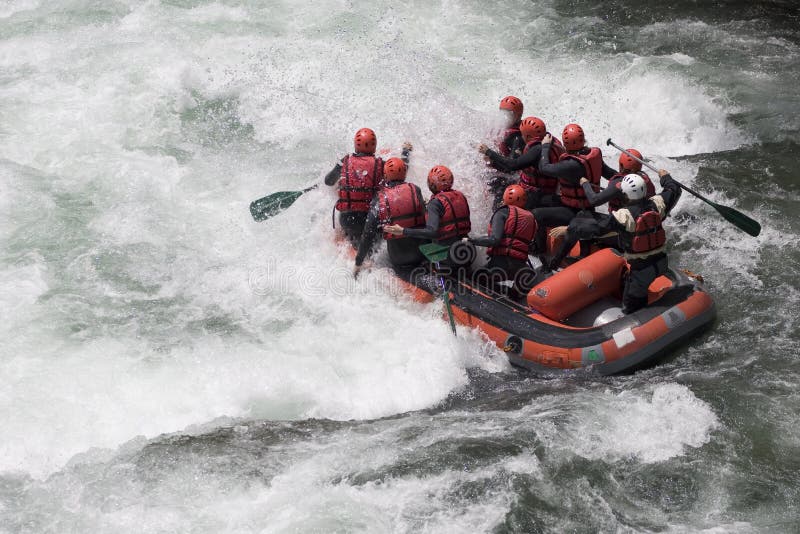 Whitewater rafting stock image. Image of force, outdoors - 2673451