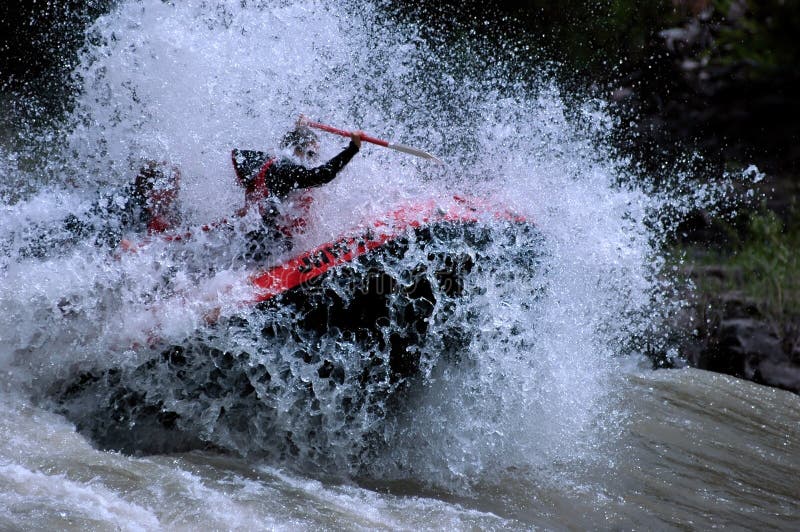 Whitewater rafting stock photo. Image of splash, thrill - 844168