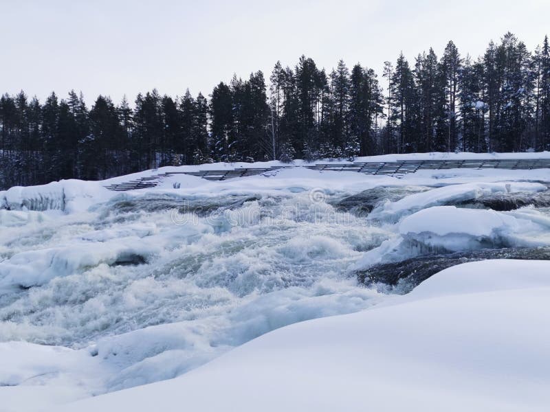 River in winter stock image. Image of frozen, area, cold - 12406979