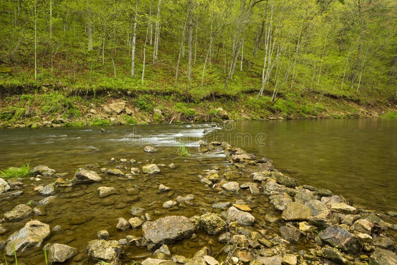 Whitewater River Spring stock image. Image of outdoors - 19778411