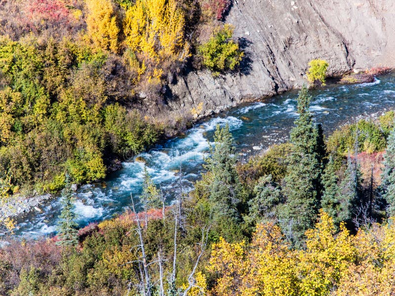 Whitewater on Windy Creek, Alaska Stock Photo - Image of colors ...