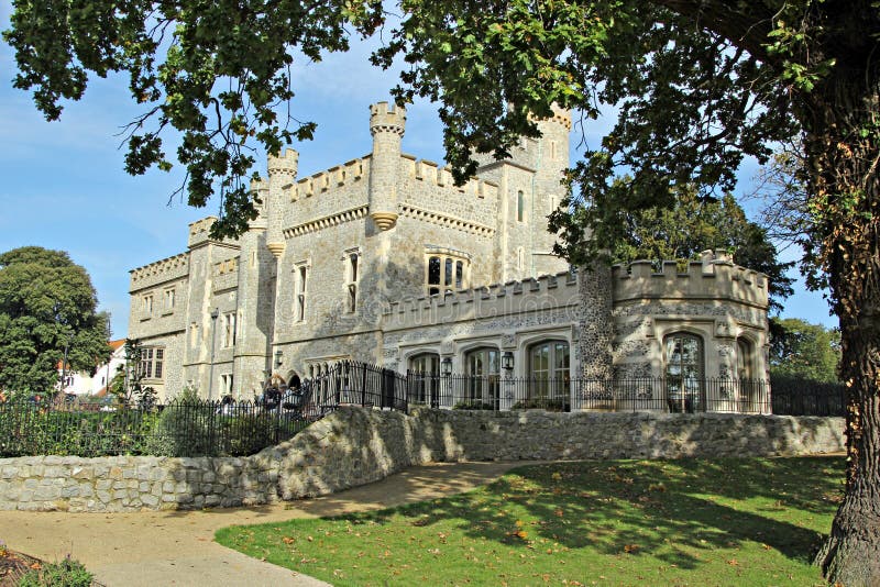 Whitstable castle grounds stock image. Image of british - 27081555