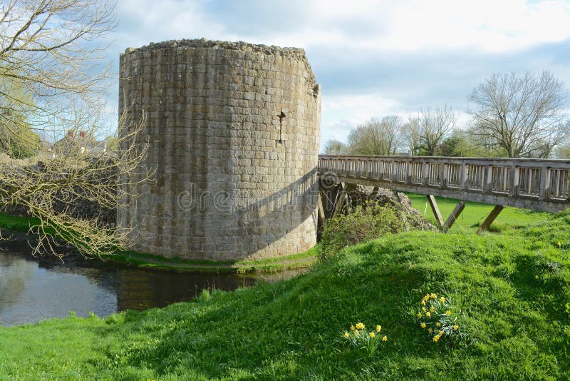 Whittington castle stock image. Image of fortified, ruin - 51948791