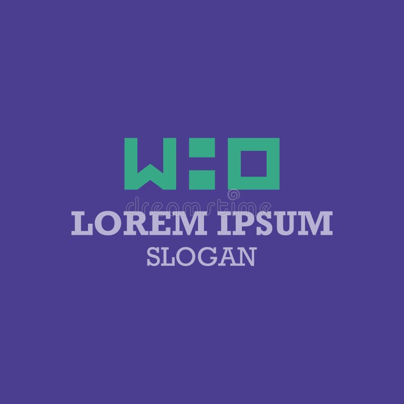 Who Monogram Logo, Who Logo Design Stock Vector - Illustration of ...