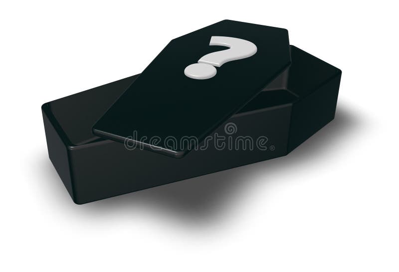 Who is dead stock illustration. Illustration of grief - 31468663