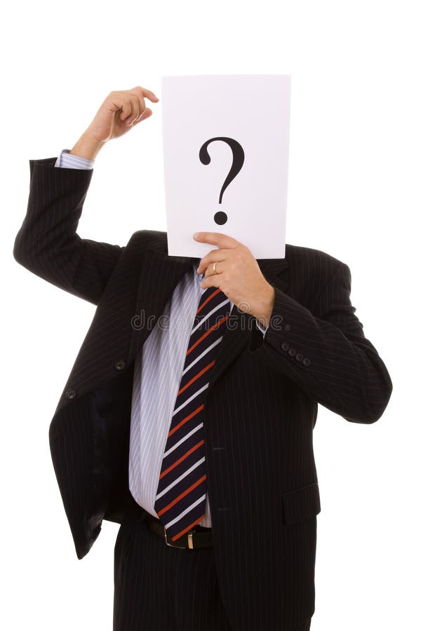 Who am i? stock photo. Image of male, name, mark, isolated - 7719998