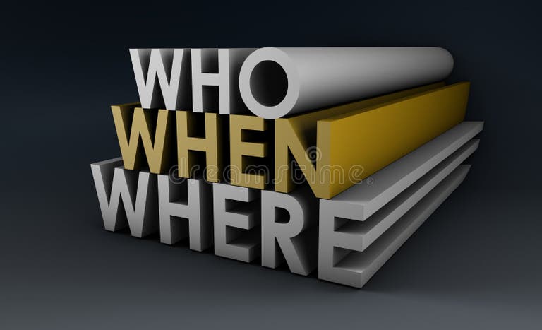 Who What Where Symbol Stock Illustrations – 854 Who What Where Symbol ...