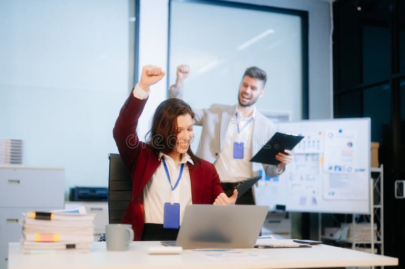 Those Who Work Hard, Win in the Conference Room New Startup Project ...