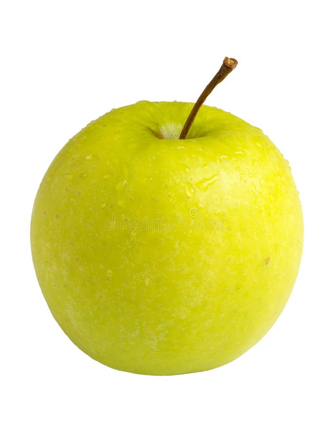 Whole Apple, isolated stock image. Image of single, pudding - 1333347