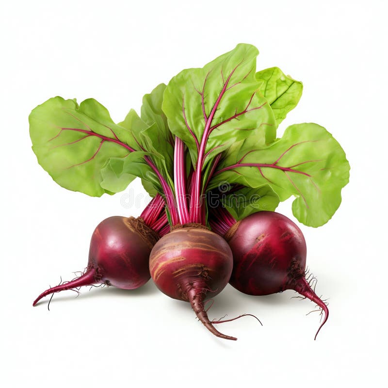 Whole Beetroot with Fresh Leaves. Generative Ai Stock Photo - Image of ...