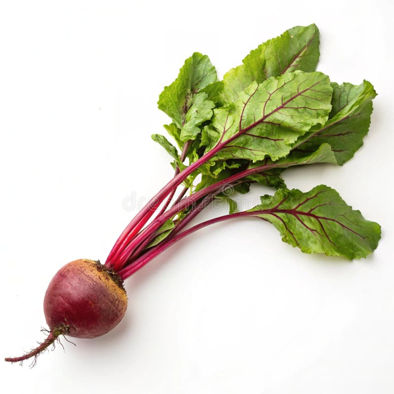 Whole Beetroot with Leaves Isolated on Transparent Background Stock ...