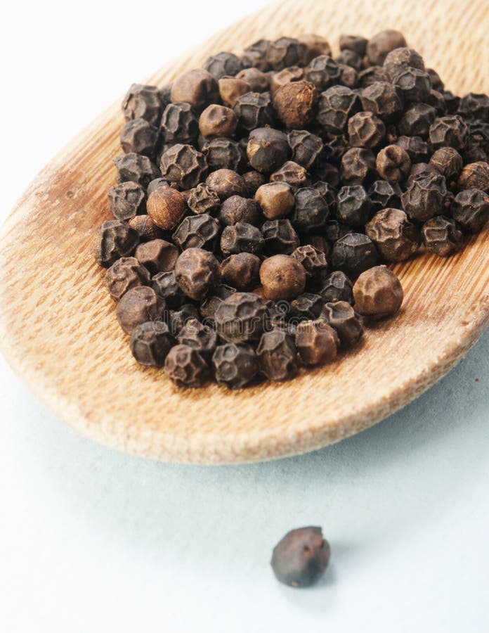 Whole black pepper stock photo. Image of flavoring, aroma - 29593420