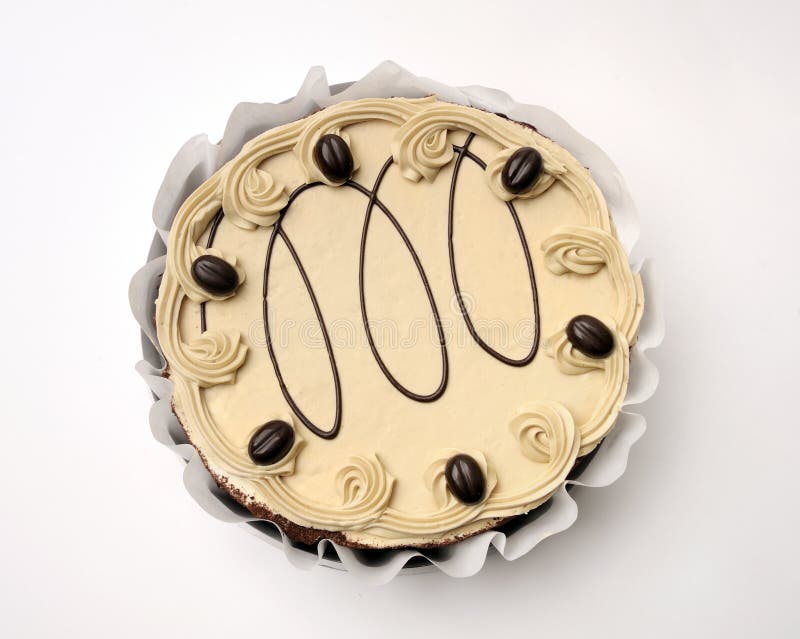 Whole cake. stock photo. Image of birthday, happy, cream - 19256318