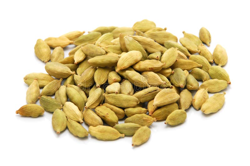 Whole cardamom pods stock image. Image of isolated, aromatic - 26929525