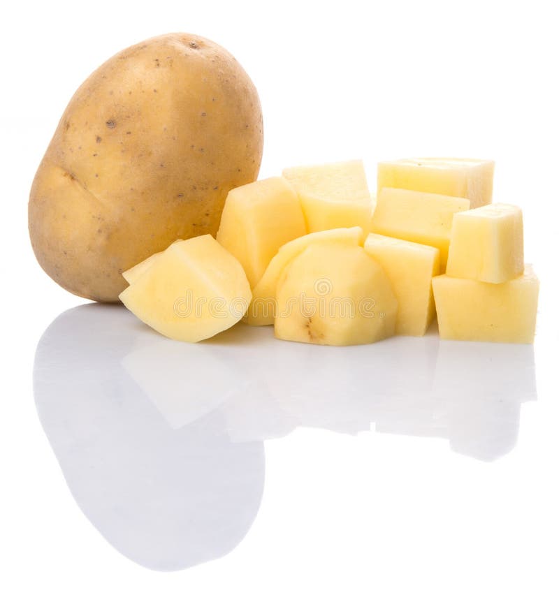 Chopped potato stock photo. Image of yellow, organic - 16668610