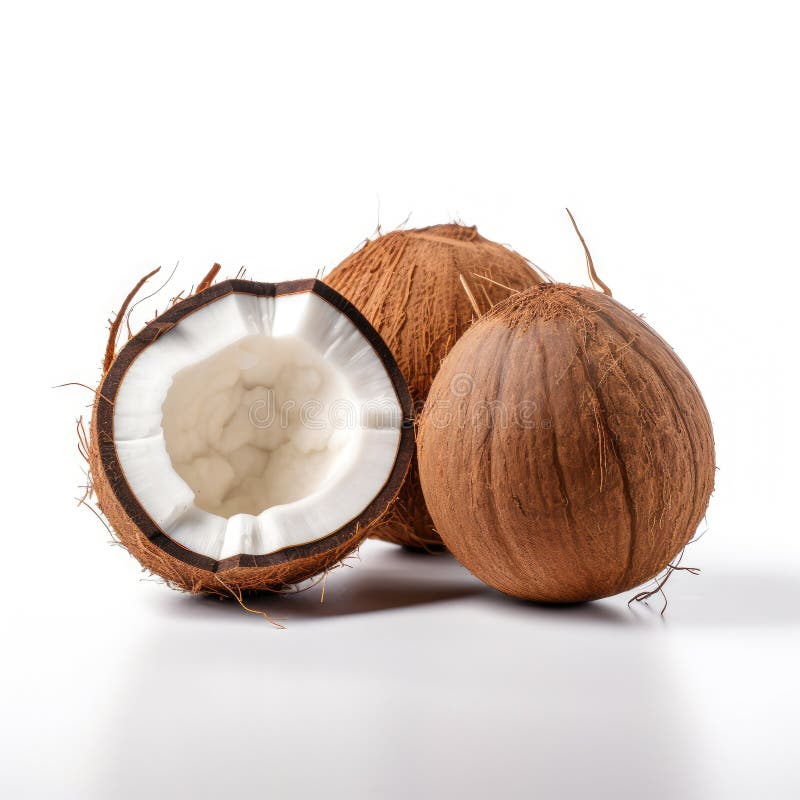 Opened Coconut Stock Illustrations – 119 Opened Coconut Stock ...