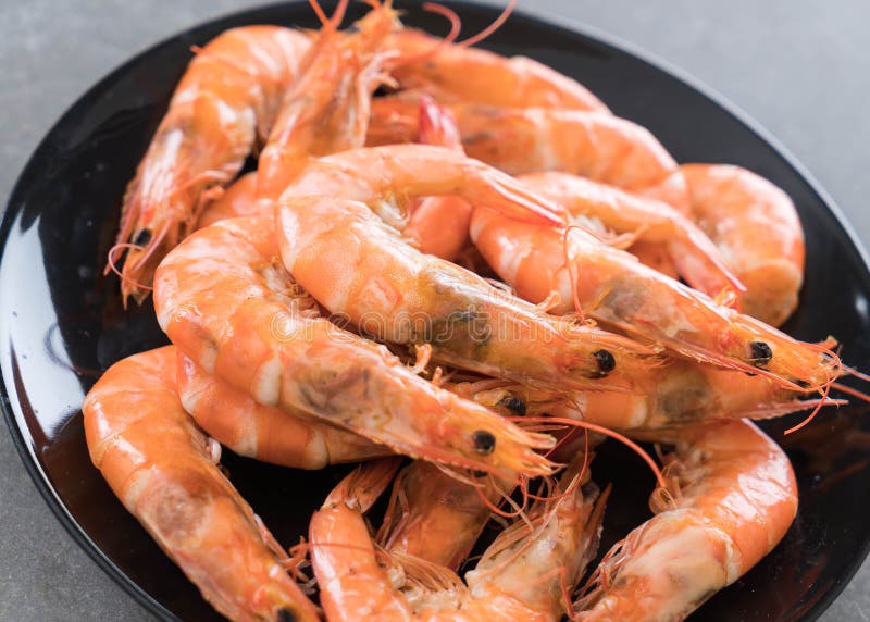 Whole Cooked Tiger Prawn stock image. Image of grilled - 90262783