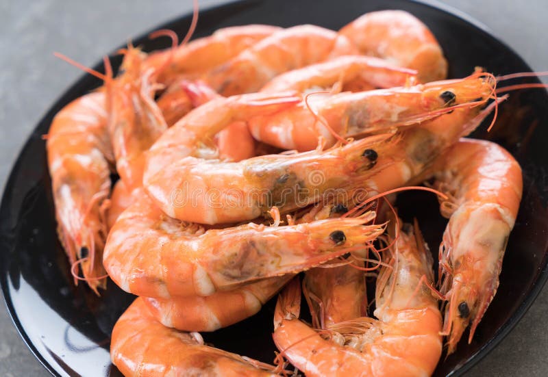 Whole Cooked Tiger Prawn stock image. Image of grilled - 90494619