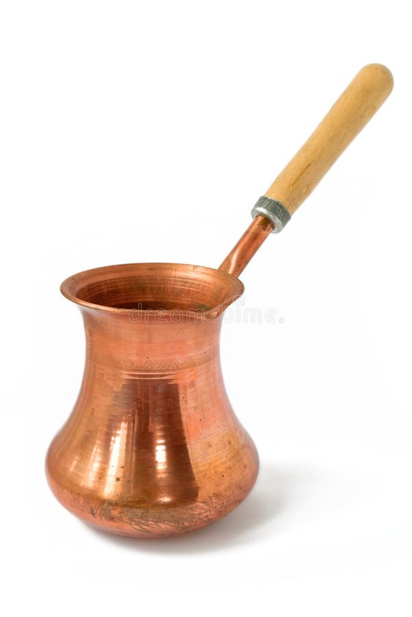 Whole copper coffee pot stock photo. Image of copper - 18453972