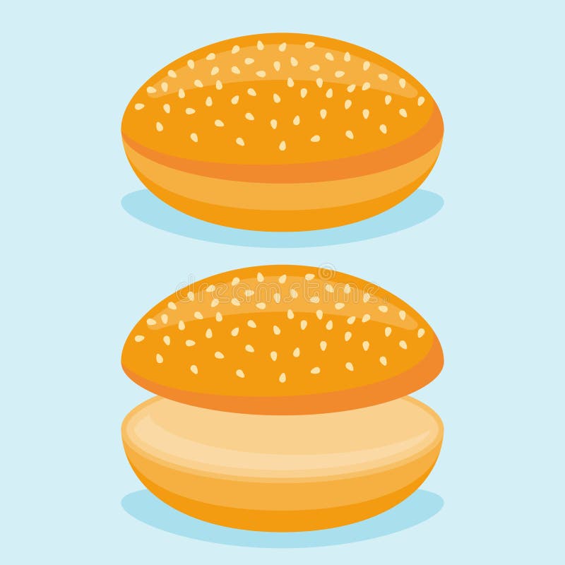 Burger Bun Stock Illustrations – 13,125 Burger Bun Stock Illustrations ...