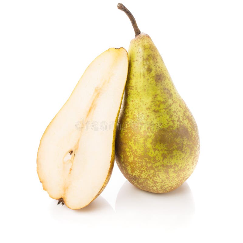 One and a Half Pear Triomphe De Vienne Stock Photo - Image of studio ...