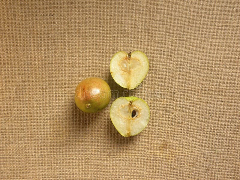 Whole and cut Indian pear stock image. Image of diet - 173916745