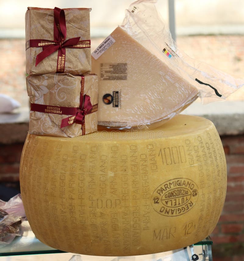 Whole and Dissected Form of Parmesan Cheese- Editorial Photography ...
