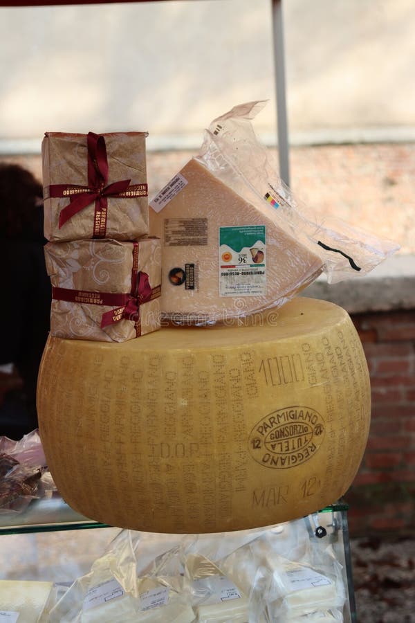 Whole and Dissected Form of Parmesan Cheese- Editorial Photography ...