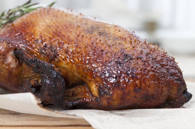 A Whole Duck Carcass Stewed in the Oven Stock Photo - Image of duck ...