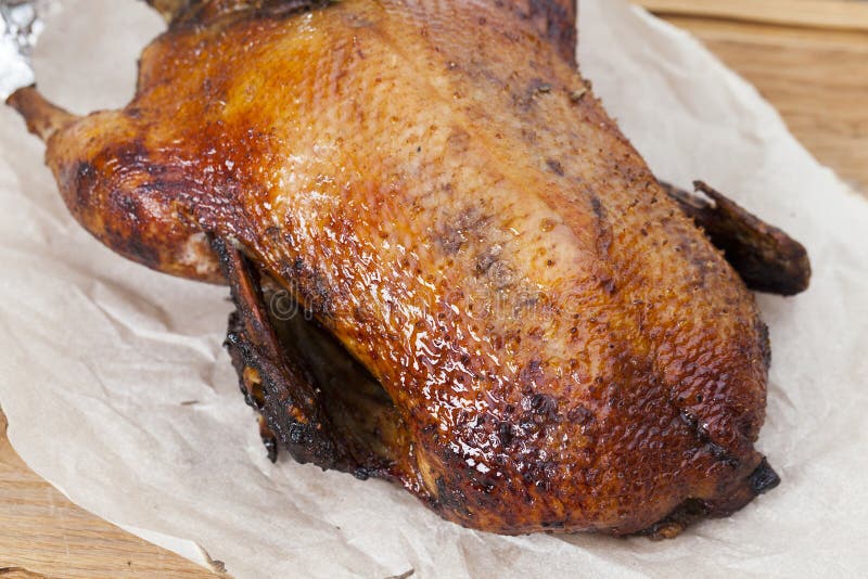 A Whole Duck Carcass Stewed in the Oven Stock Image - Image of ...