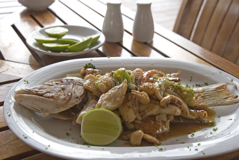 Whole Fish Dinner stock photo. Image of delicious, baked - 3943980