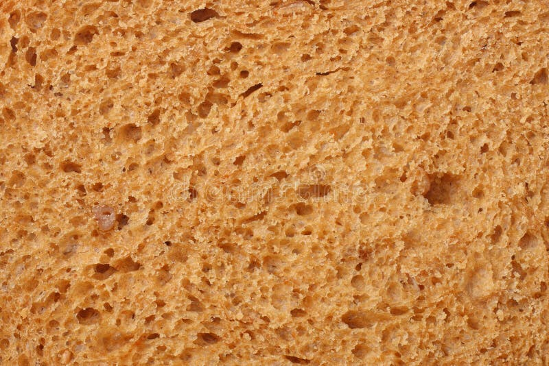 Whole Grain Bread Texture Background. Macro Stock Image - Image of ...
