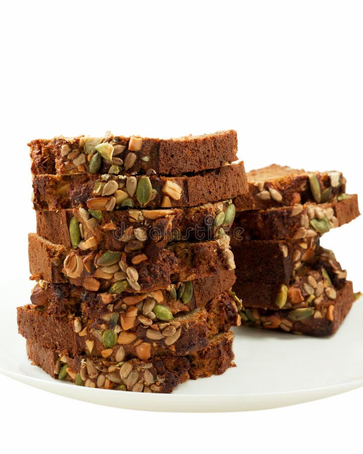 Whole grain cake in pile stock photo. Image of cake, isolated - 50730052